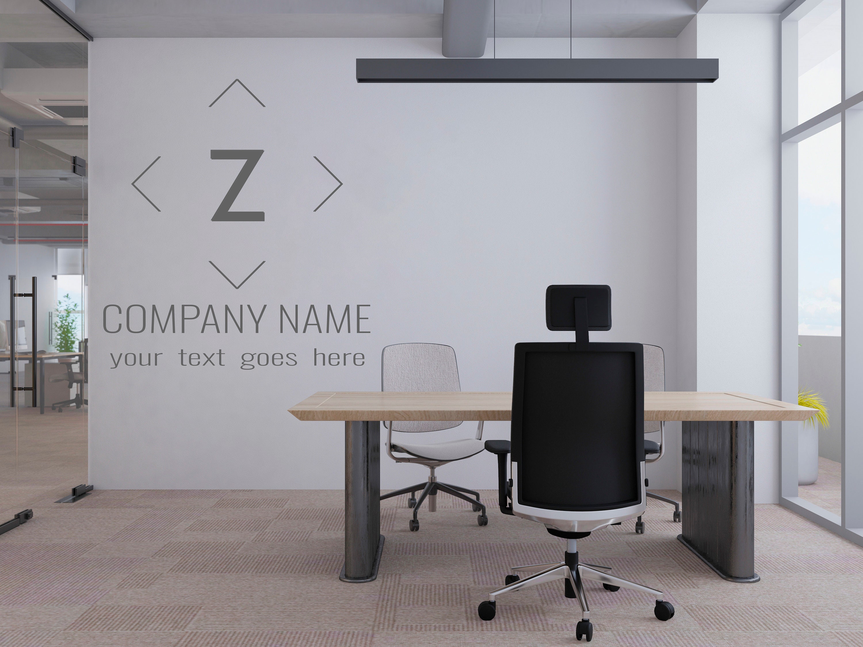 Company Name/ Logo Wall Decal /custom Text/business Printing - Etsy