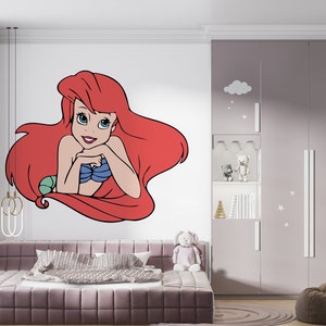 Ariel Wall Decal/ Little Mermaid Wall Decal/ Mermaid Decal Kids Wall ...