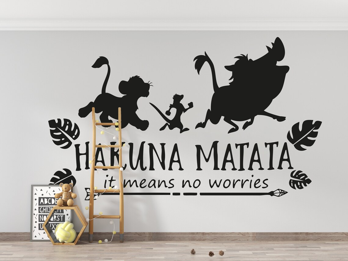 The Lion King Wall Decal/ Simba Wall Decor/ for Kids Nursery - Etsy