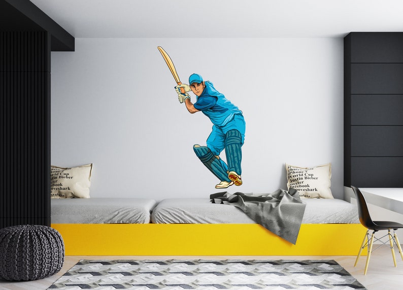 Cricket Wall Decal/ Sports Wall Decal/ Boys Room Decal/ - Etsy