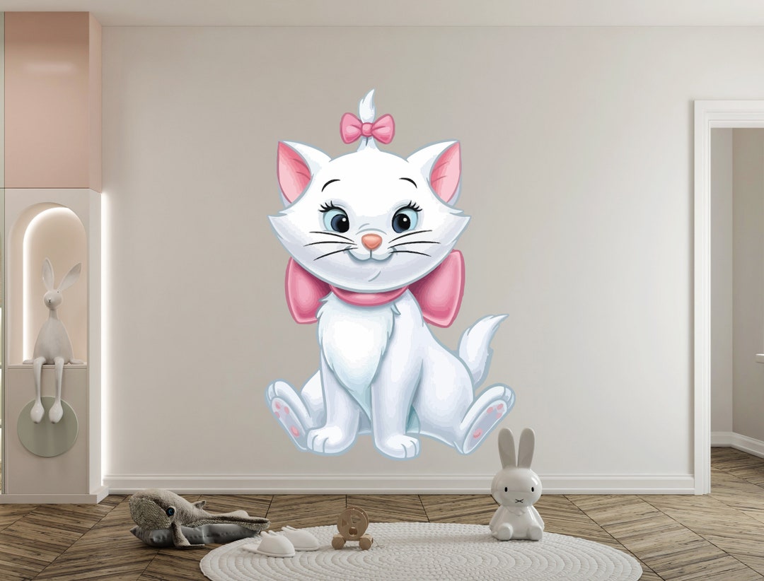 Kids Wall Decal/kitty Wall Decal/ Decal for Nursery/ Cat Wall Decal ...