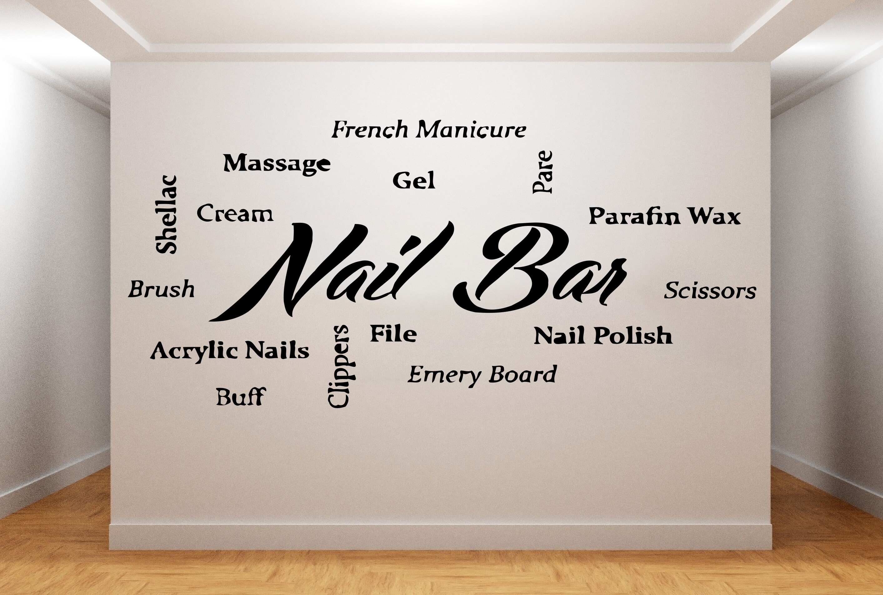 Nail Salon Wall Decal Beauty Salon Wall Decor Spa Salon Wall - Etsy