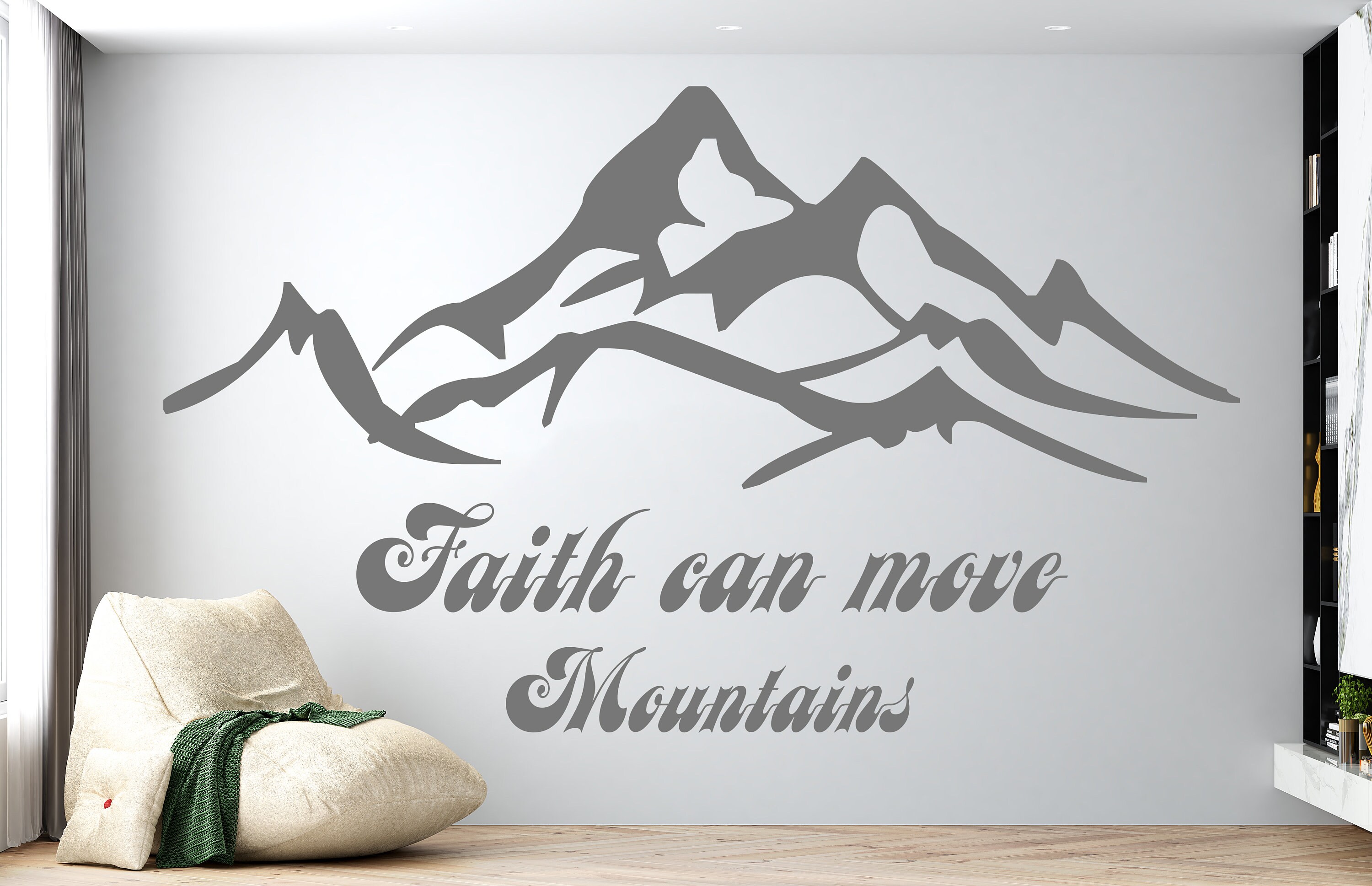 Mountains Wall Decal/mountain Wall Sticker/ K147 - Etsy