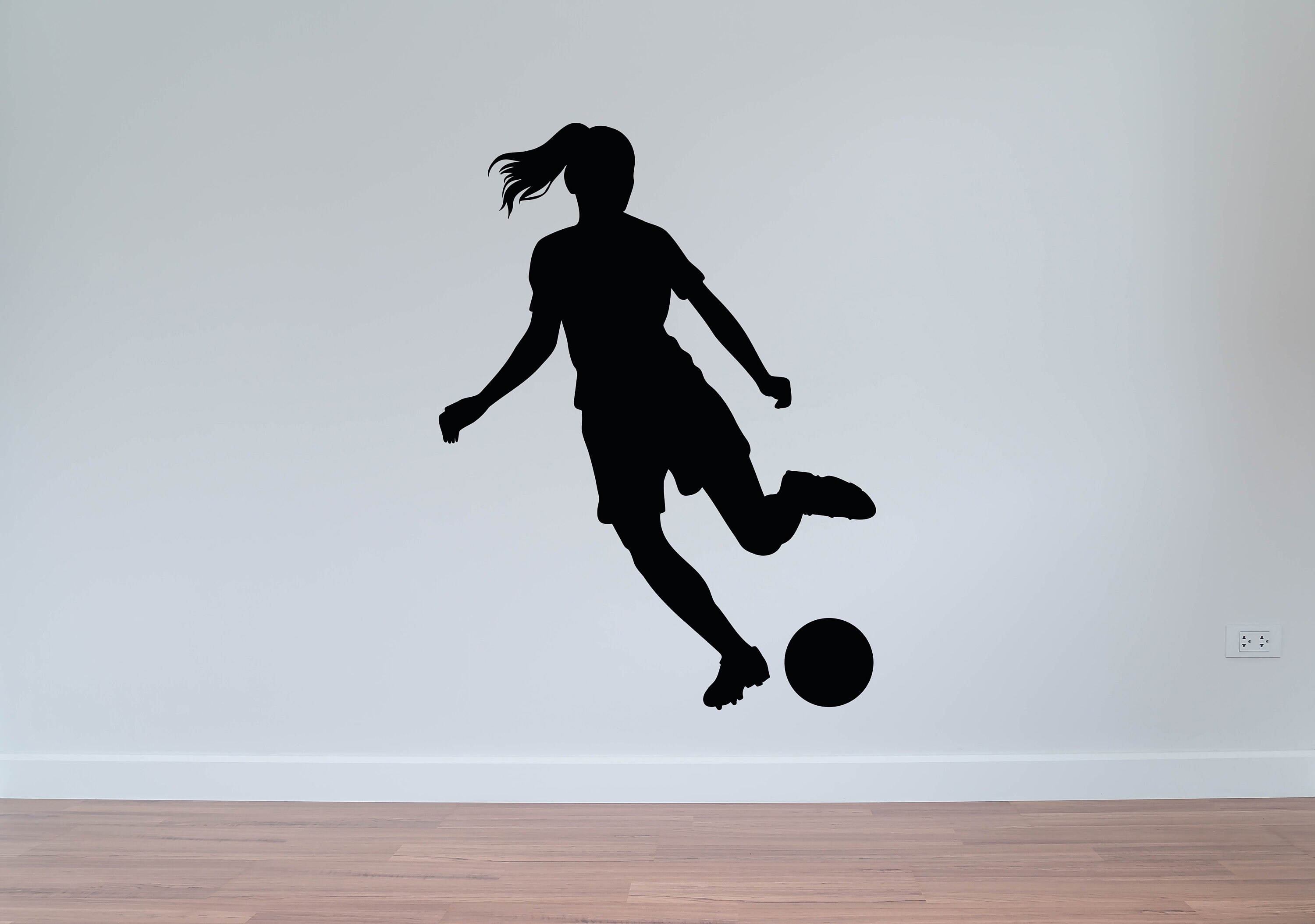 Soccer Decal/soccer Player Wall Decal/ Custom Soccer Name Decal ...