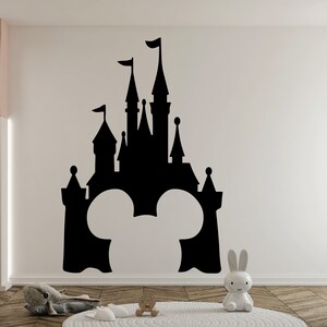 Mickey Mouse Wall Decal Cartoon Wall Decor for Kids Nursery | Etsy
