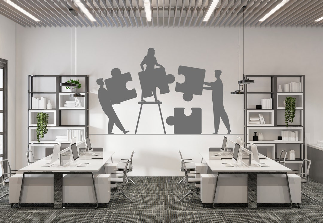 Office Wall Decal Teambuilding Wall Sticker Teamwork Office Wall Art ...