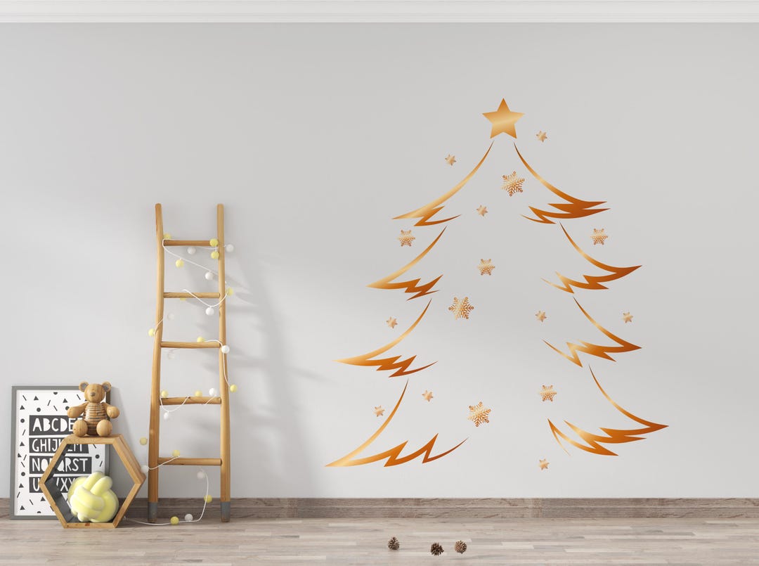 Christmas Wall Decal/ Christmas Tree Wall Decal/ Christmas Decoration ...