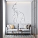Woman Wall Decal. Abstract Woman Wall Decal. Beautiful Woman - Etsy