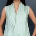 Women's Linen Tunic, Tunic With Flap, Tunic With Scarf Collar, Linen ...