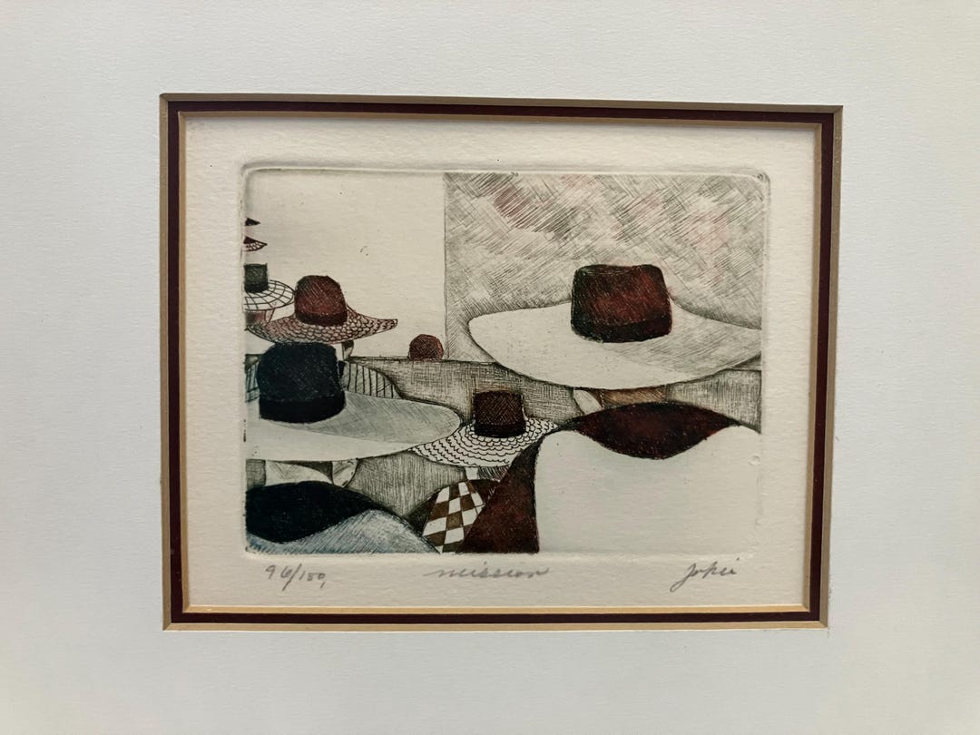 Signed Limited-edition Etching by Quebec Artist George Jokic, Framed ...