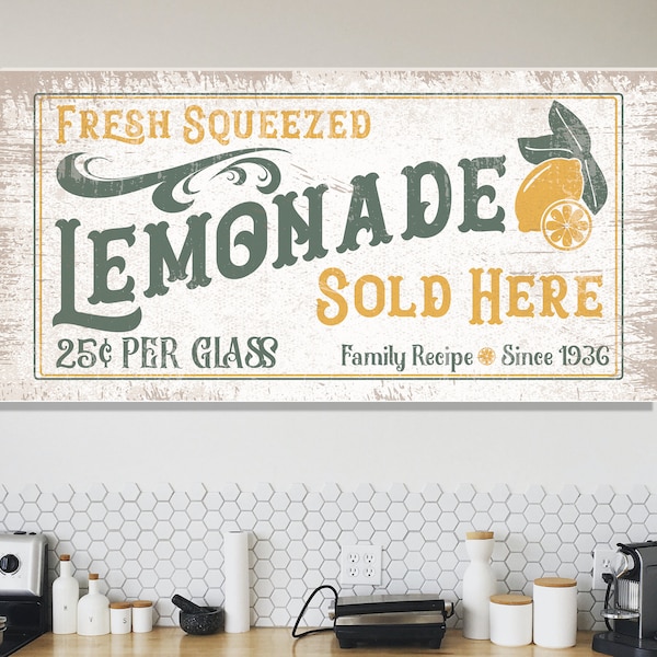 Lemonade Sign - Etsy