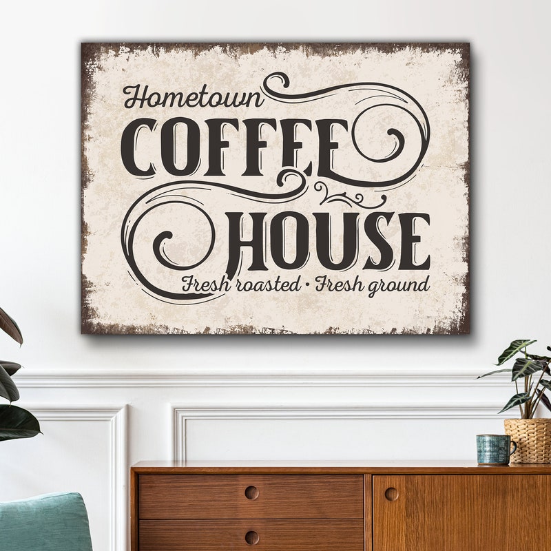 Antique Coffee Sign - Etsy