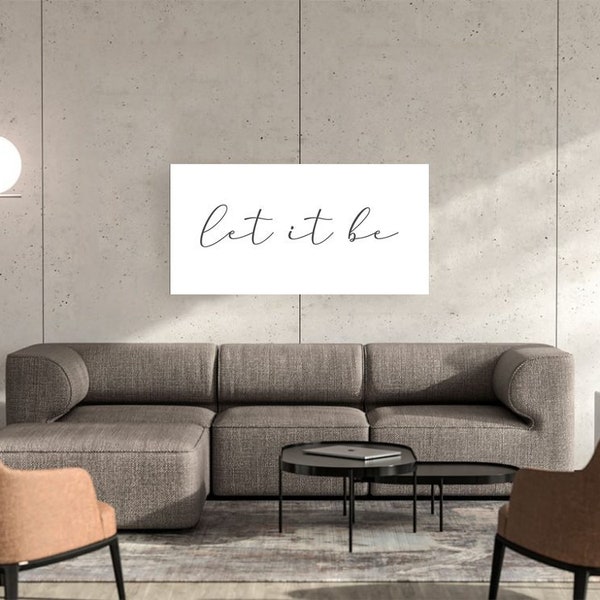 Let It Be Beatles - Etsy