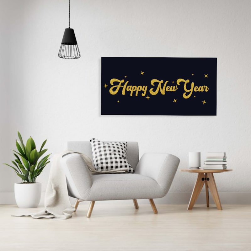Happy New Year Sign - Etsy