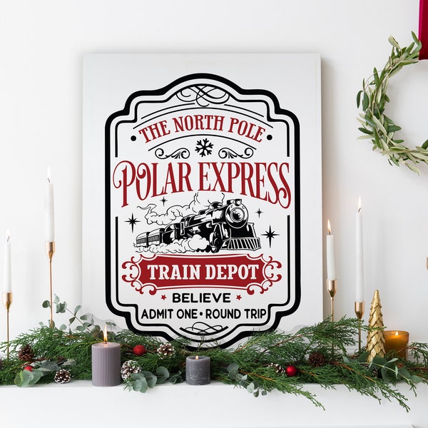Polar Express Sign - Etsy