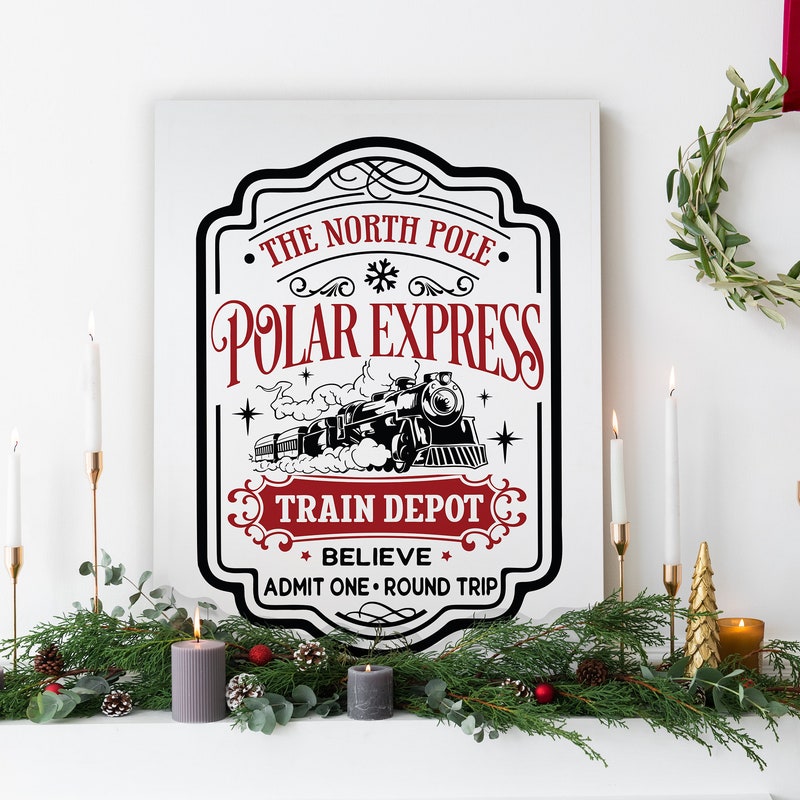Polar Express Sign - Etsy