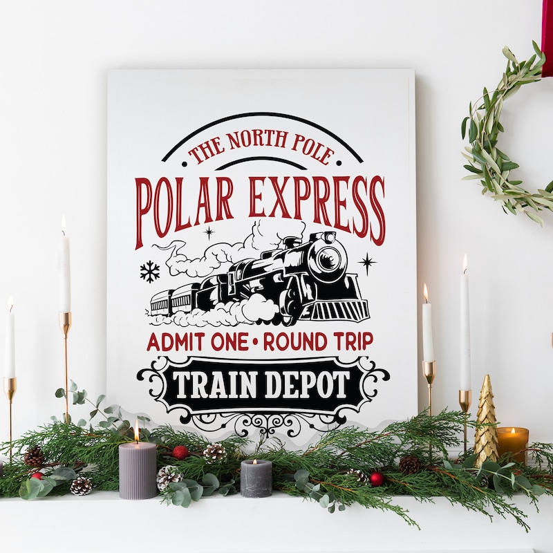 Polar Express Sign - Etsy