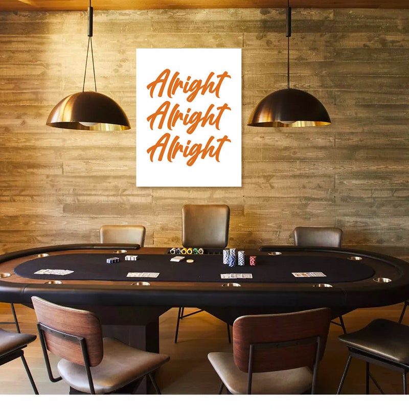 Alright Alright Alright Wall Art - Etsy