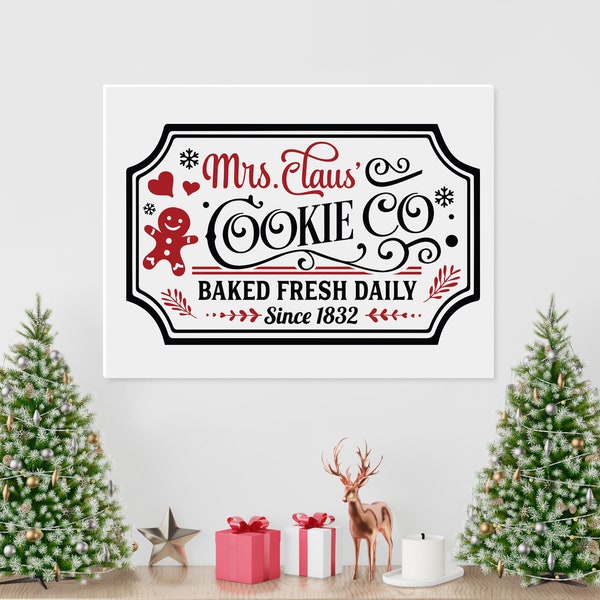 Mrs Claus Bakery Sign - Etsy