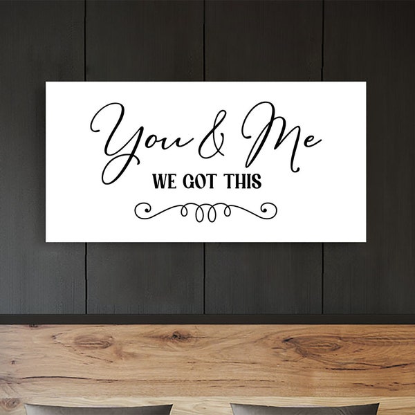 You and Me Sign - Etsy