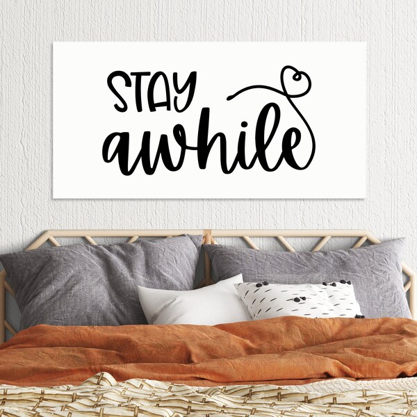 Stay Awhile - Etsy