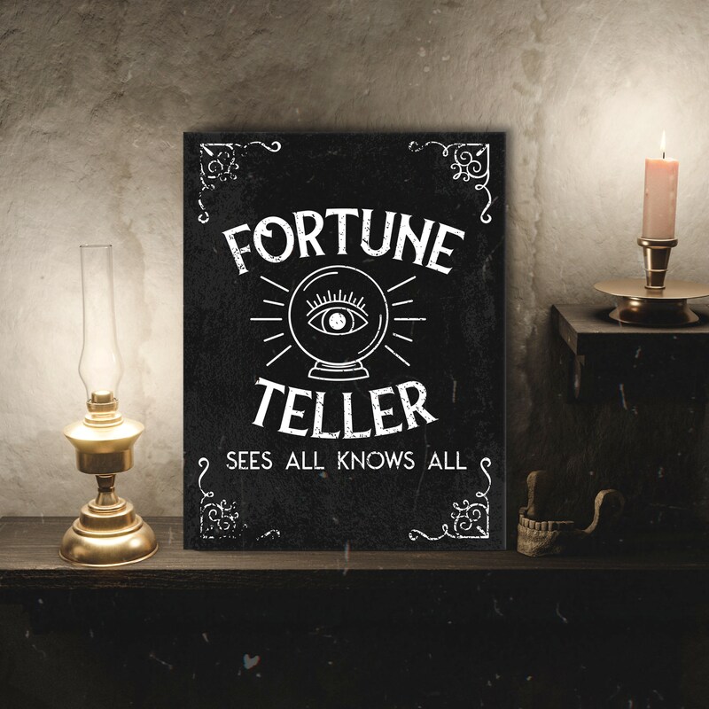 Fortune Teller Sign - Etsy