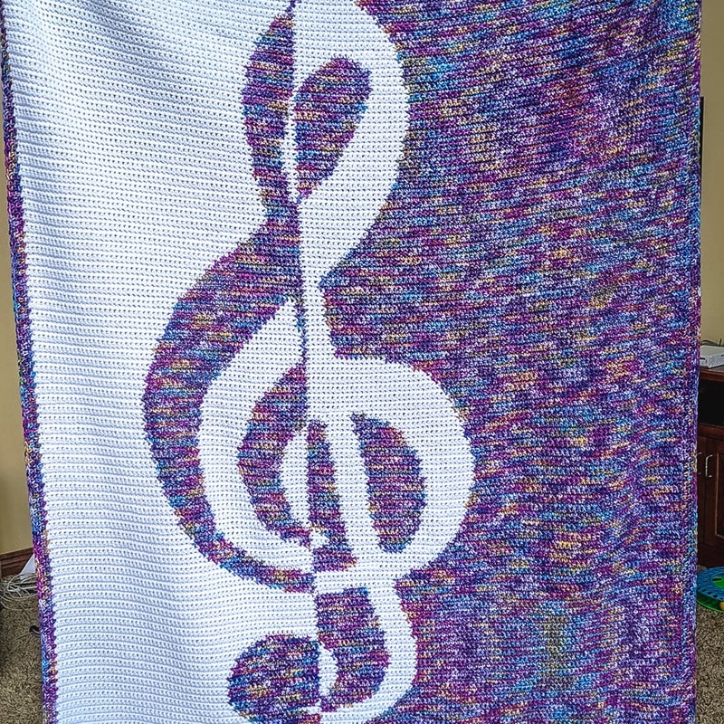 Treble Clef Pattern - Etsy