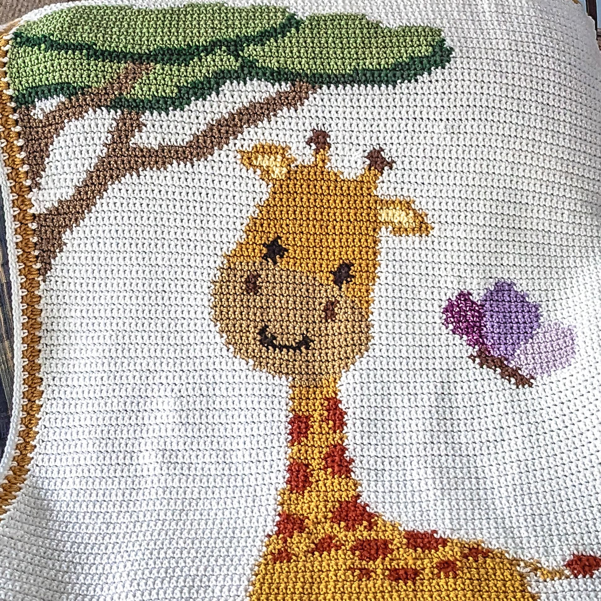Giraffe Crochet Baby or Toddler Blanket Pattern *digital Download Only ...