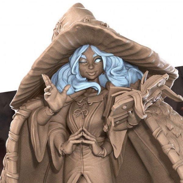 Female Elf Witch Miniature - Etsy