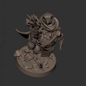 Berry the Kenku Druid Forager Miniature secret Forge Wizard Cleric ...