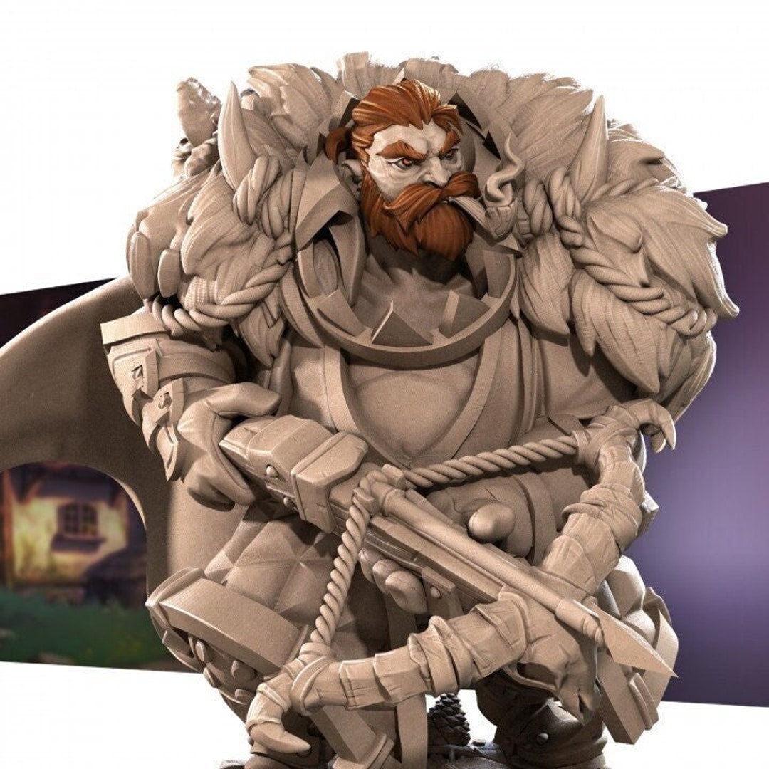 Human Hunter/ranger With Crossbow or Rifle Miniature |secret Forge ...