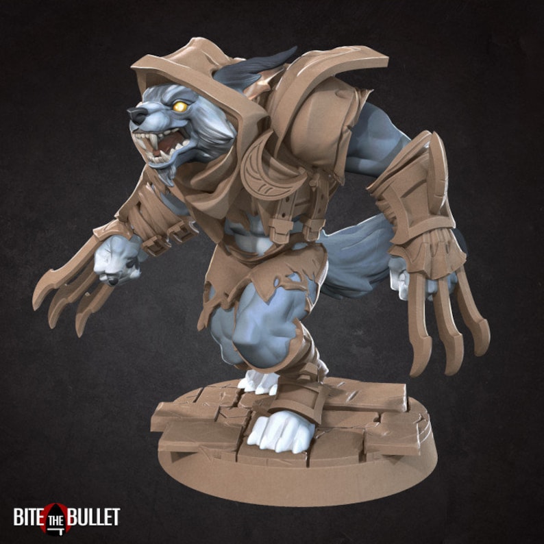 Male Werewolf Rogue Assassin Miniature With Dual Metal Claws |secret ...