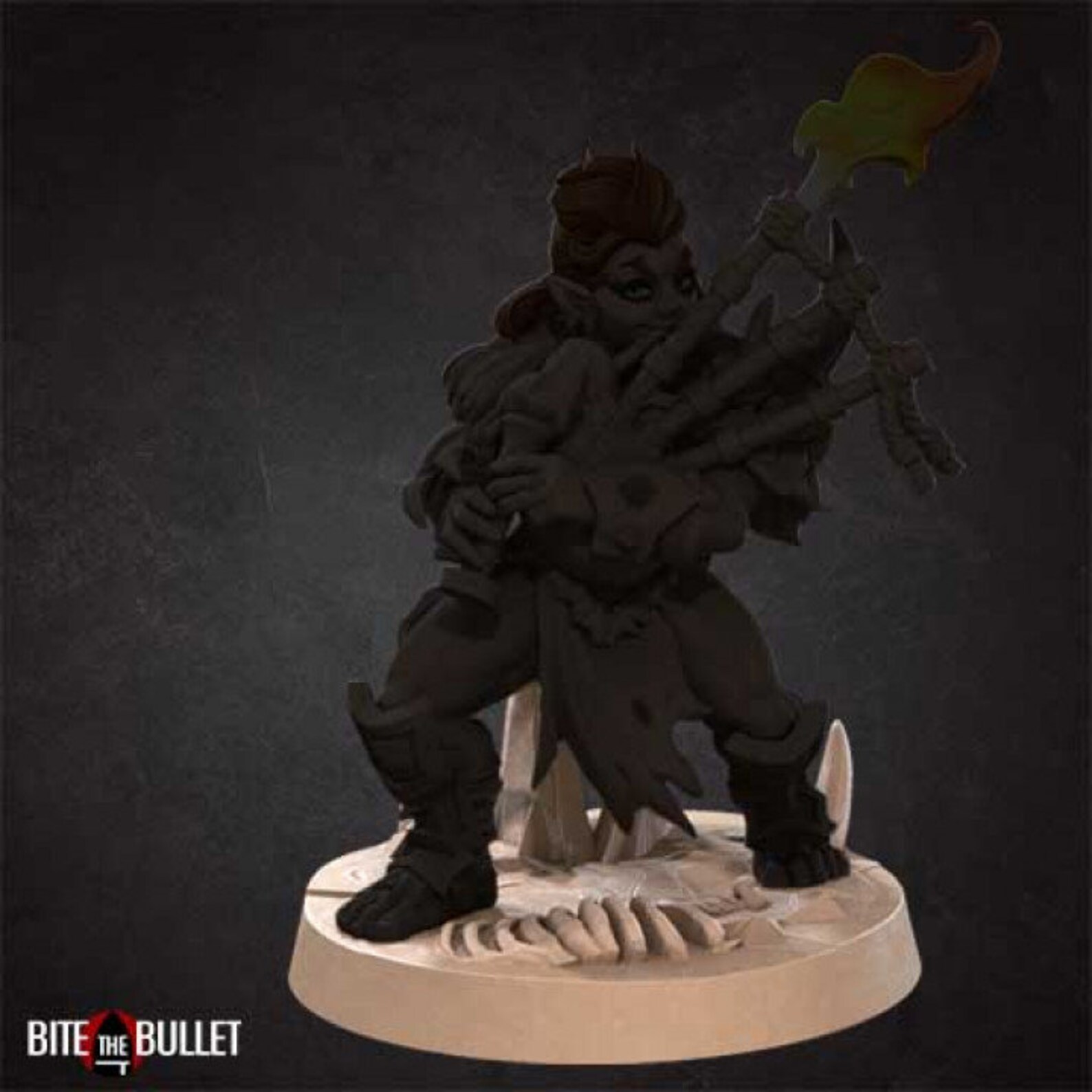 Female Halfling Bard Miniature With Bagpipes Instrumental - Etsy