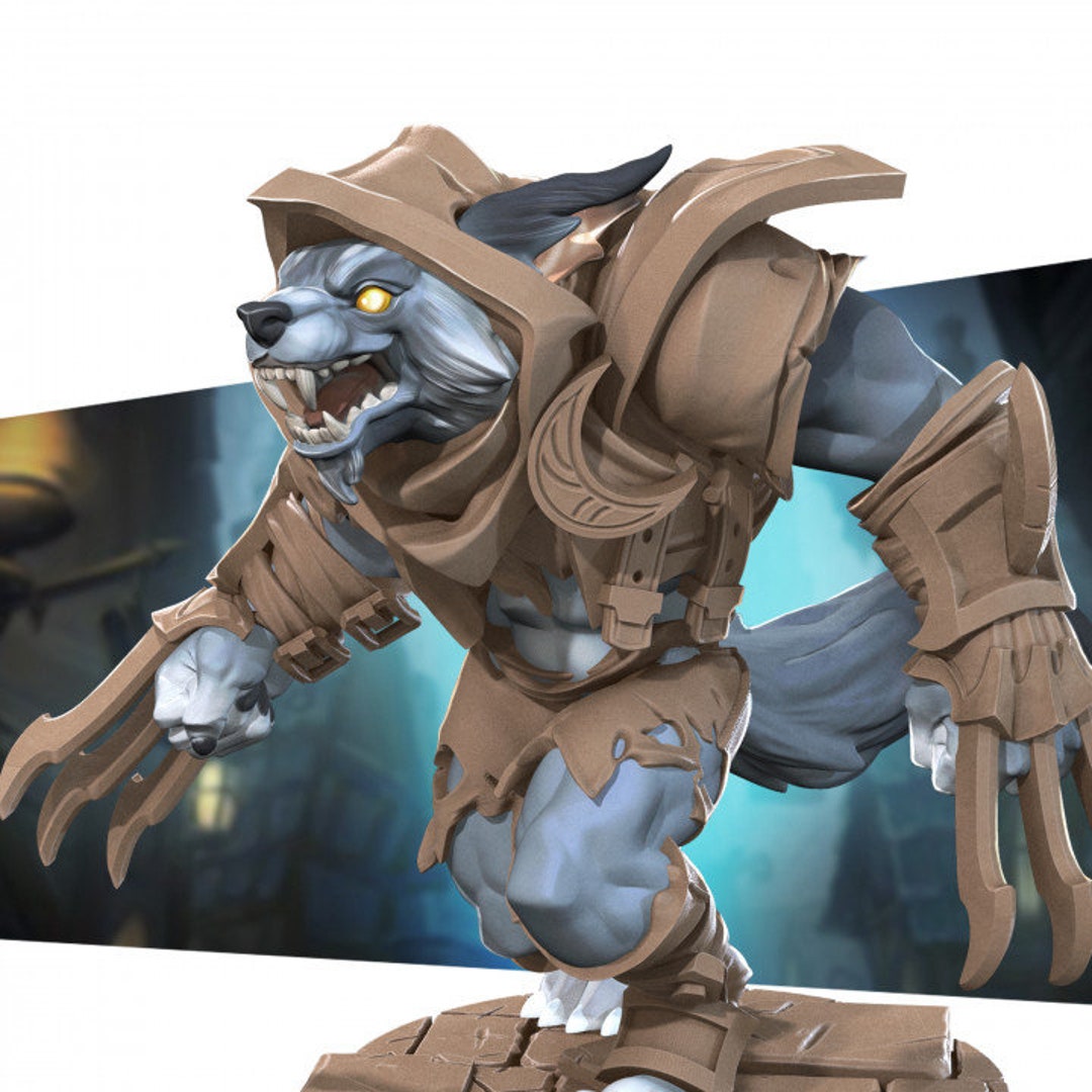 Male Werewolf Rogue Assassin Miniature With Dual Metal Claws |secret ...