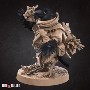 Berry the Kenku Druid Forager Miniature secret Forge Wizard Cleric ...