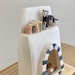 Miniature Ceramic Fireplace Diorama With Cat: Hand-painted Still Life ...