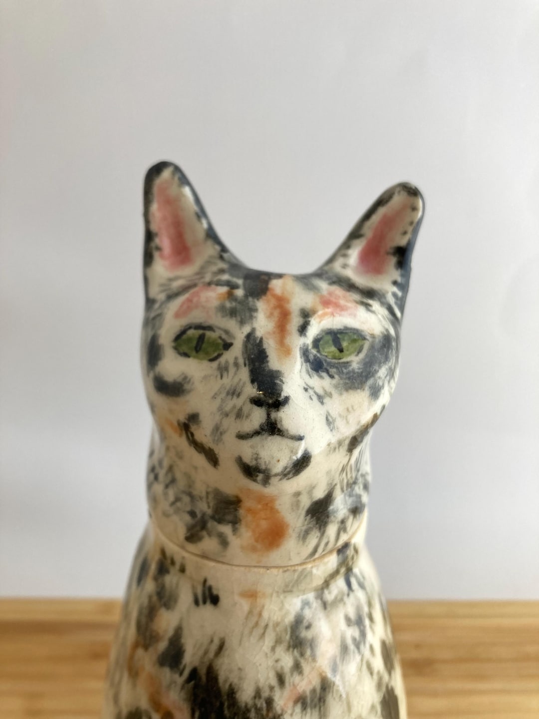 Handmade Ceramic Cat Urn | Hand-painted Kitty Memorial| Personalized ...