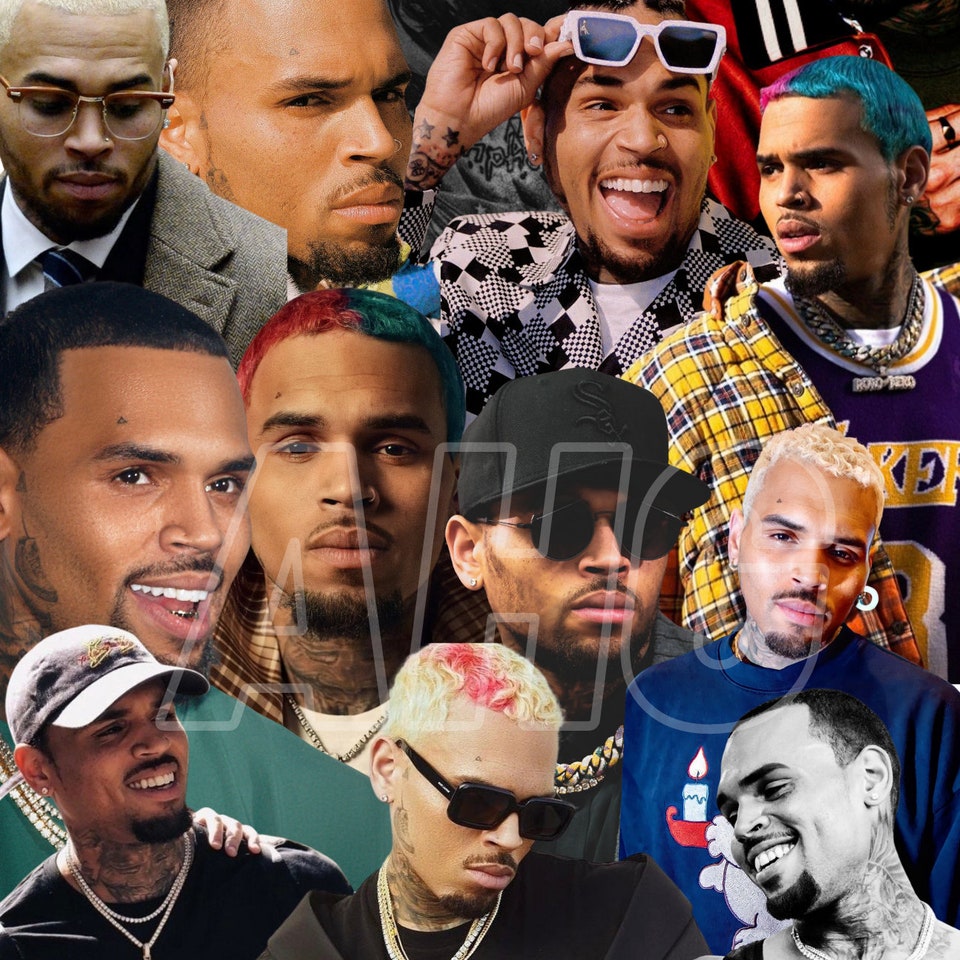 Chris Brown Team Breezy Wall Art Collage Poster Designed & Sold By ...