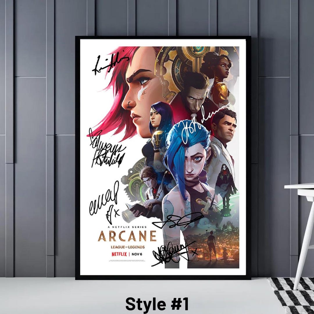 Arcane League of Legends Poster, Christmas Gifts, Arcane TV Series ...