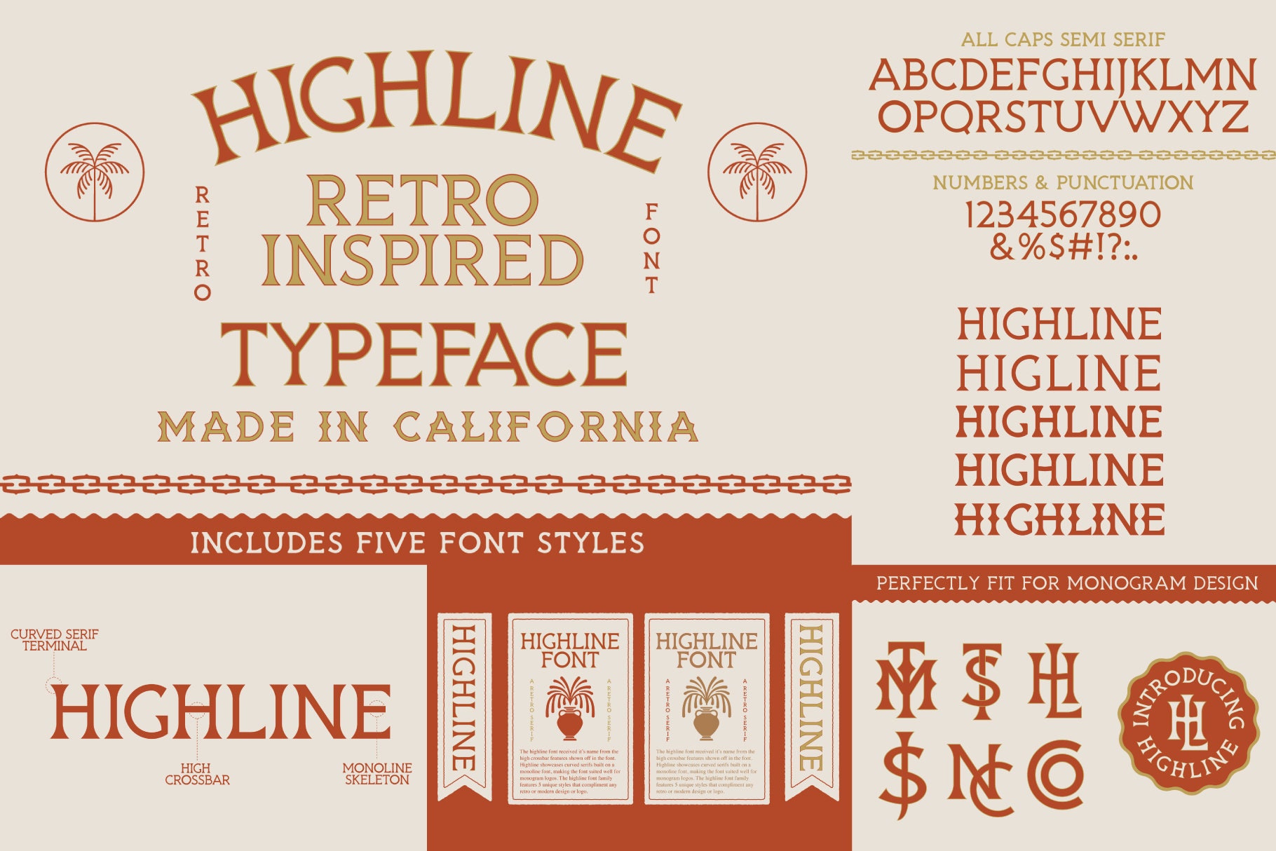 Vintage Font Bundle - Etsy