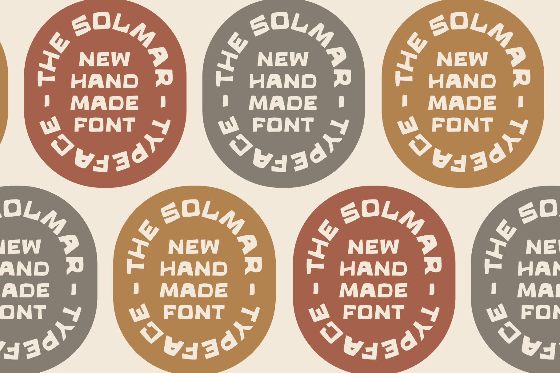 Solmar Typeface Handmade Font - Etsy