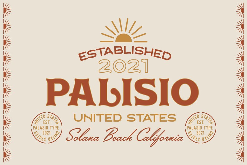 Palasio Typeface - Etsy