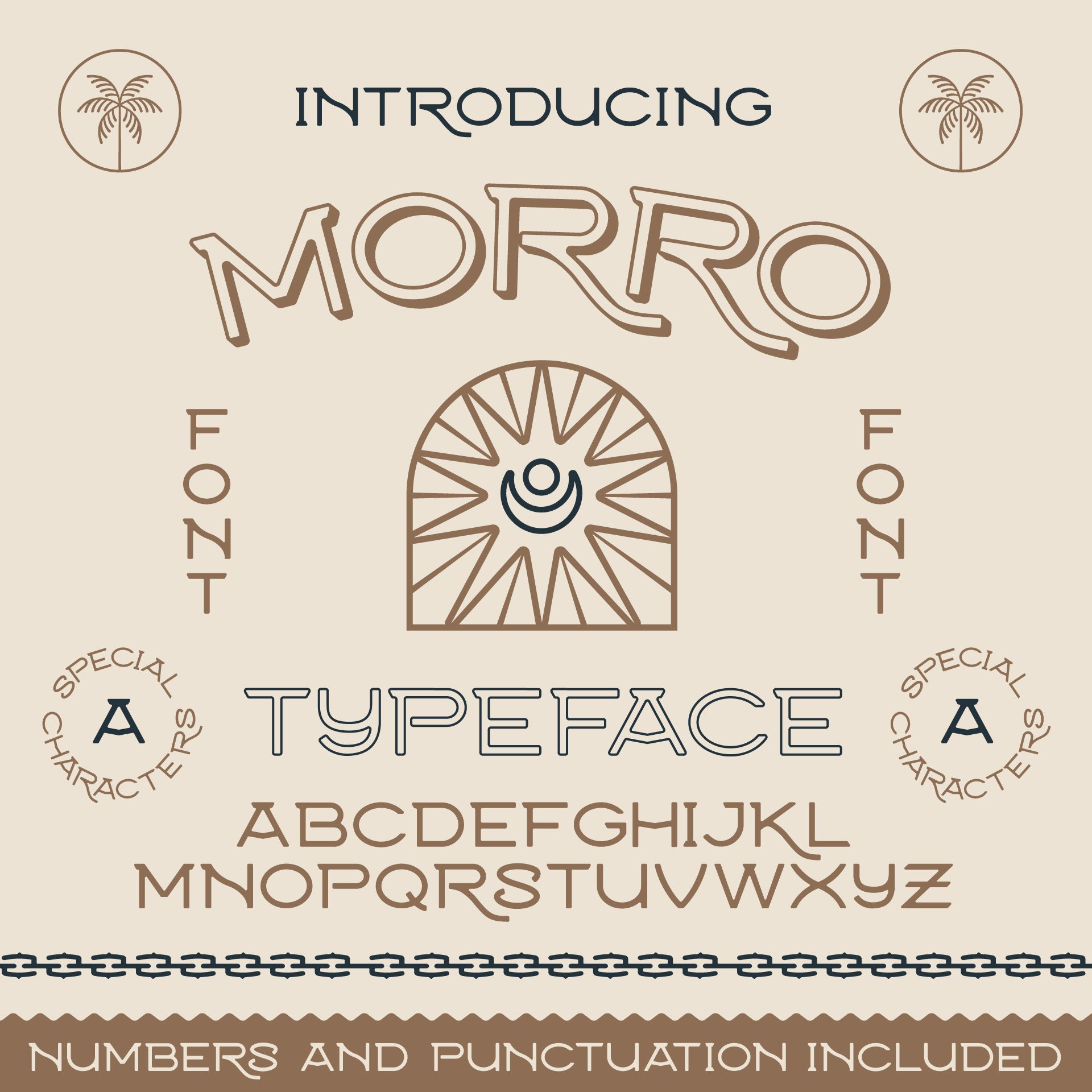 Morro Typeface | Modern Font - Etsy