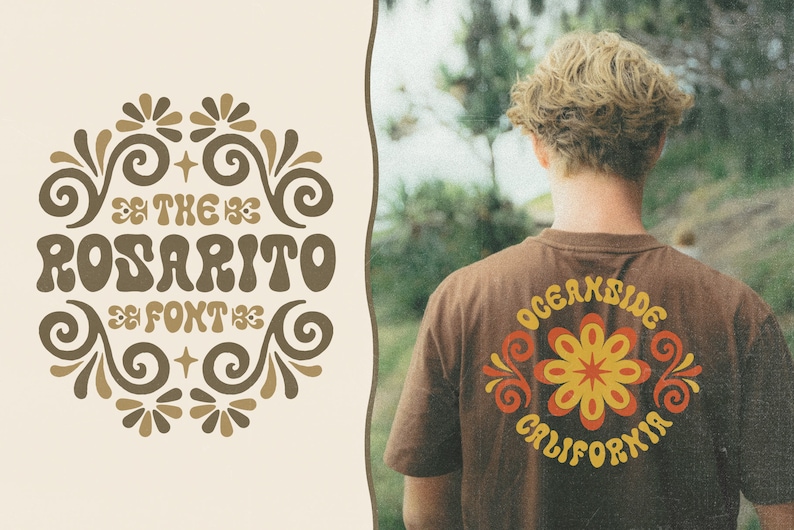 Rosarito Typeface | Surf Font - Etsy