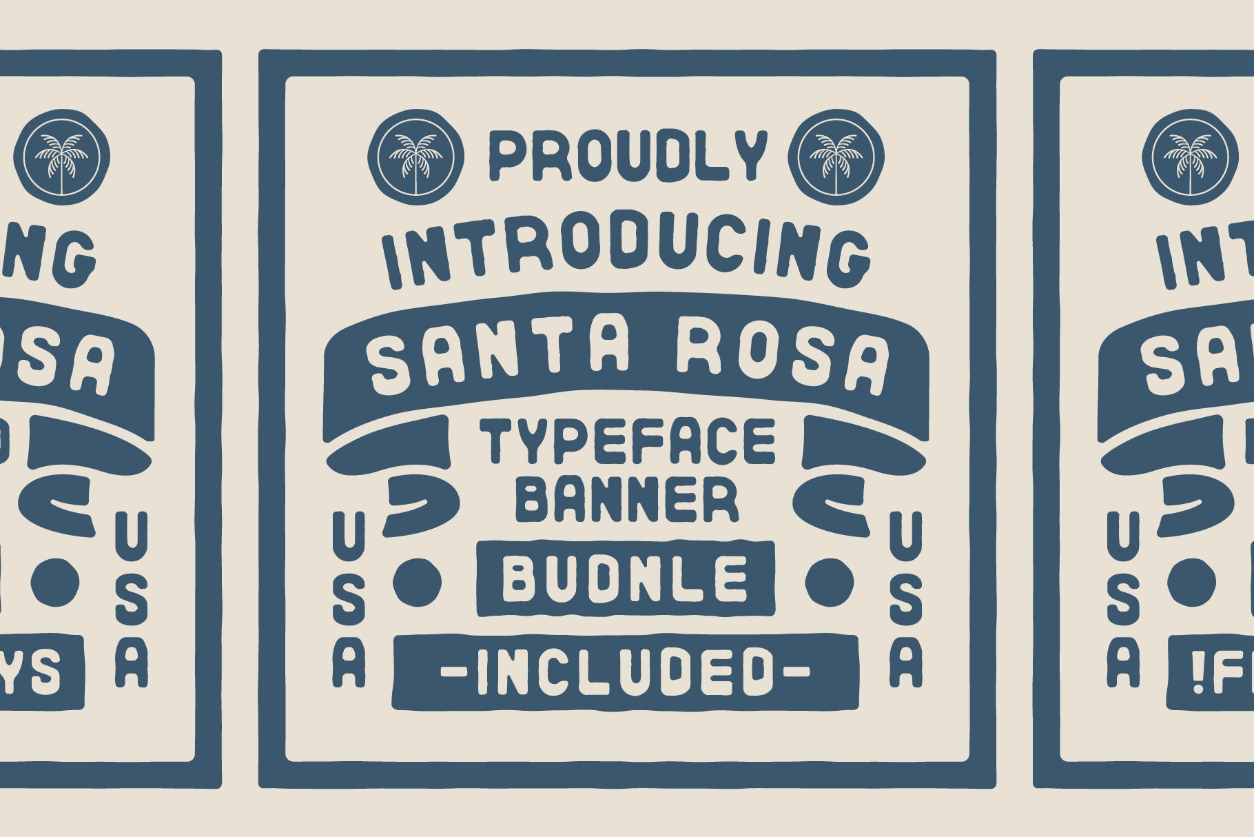 Santa Rosa Typeface Bundle - Etsy