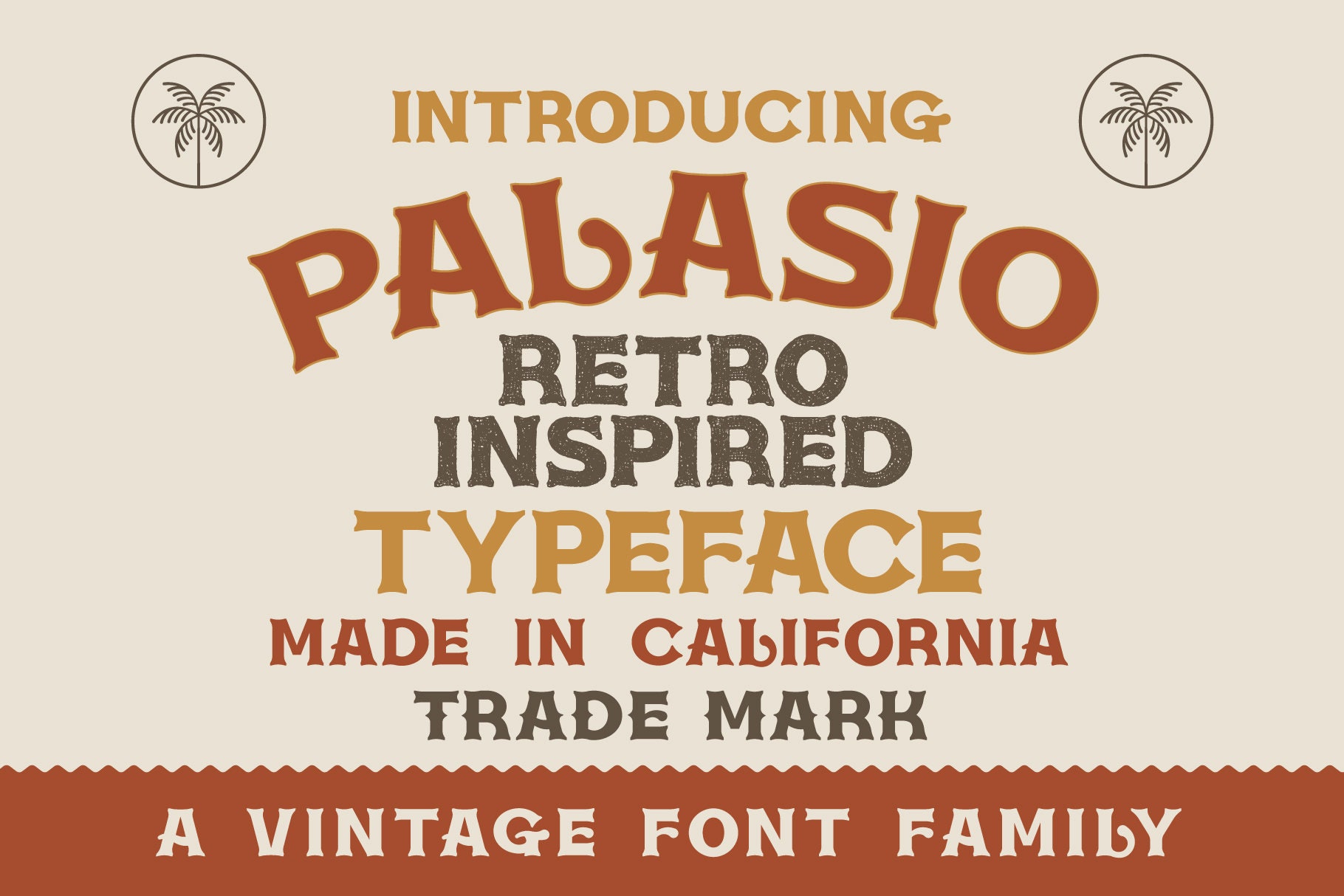 Palasio Typeface - Etsy