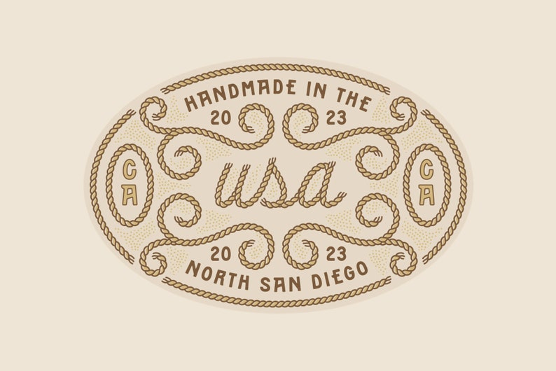 Desert Rope Typeface | Western Script Font - Etsy