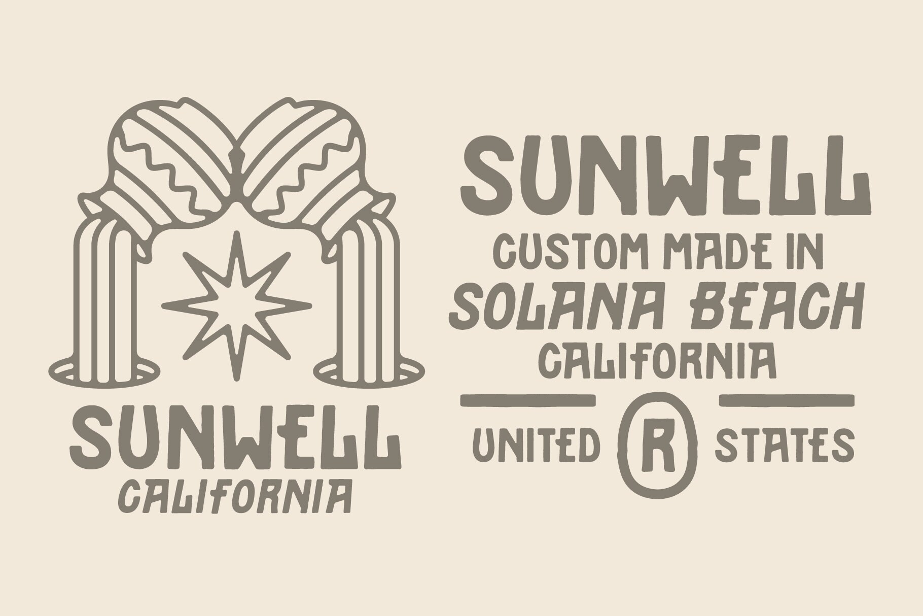 Sunwell Typeface | Vintage Font - Etsy
