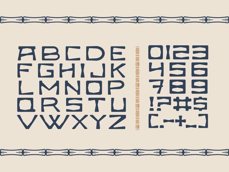 Lanai Typeface | Island Font - Etsy