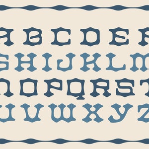 Solana Typeface | Coastal Font - Etsy